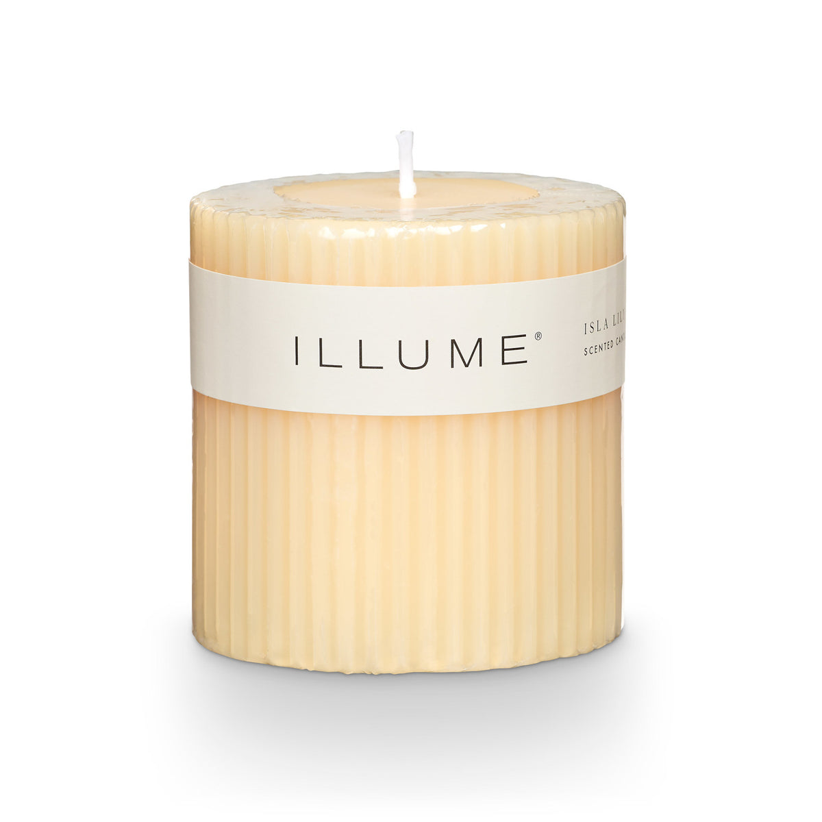 Isla Lily Small Fragranced Pillar Candle – Paraíso Plant Studio