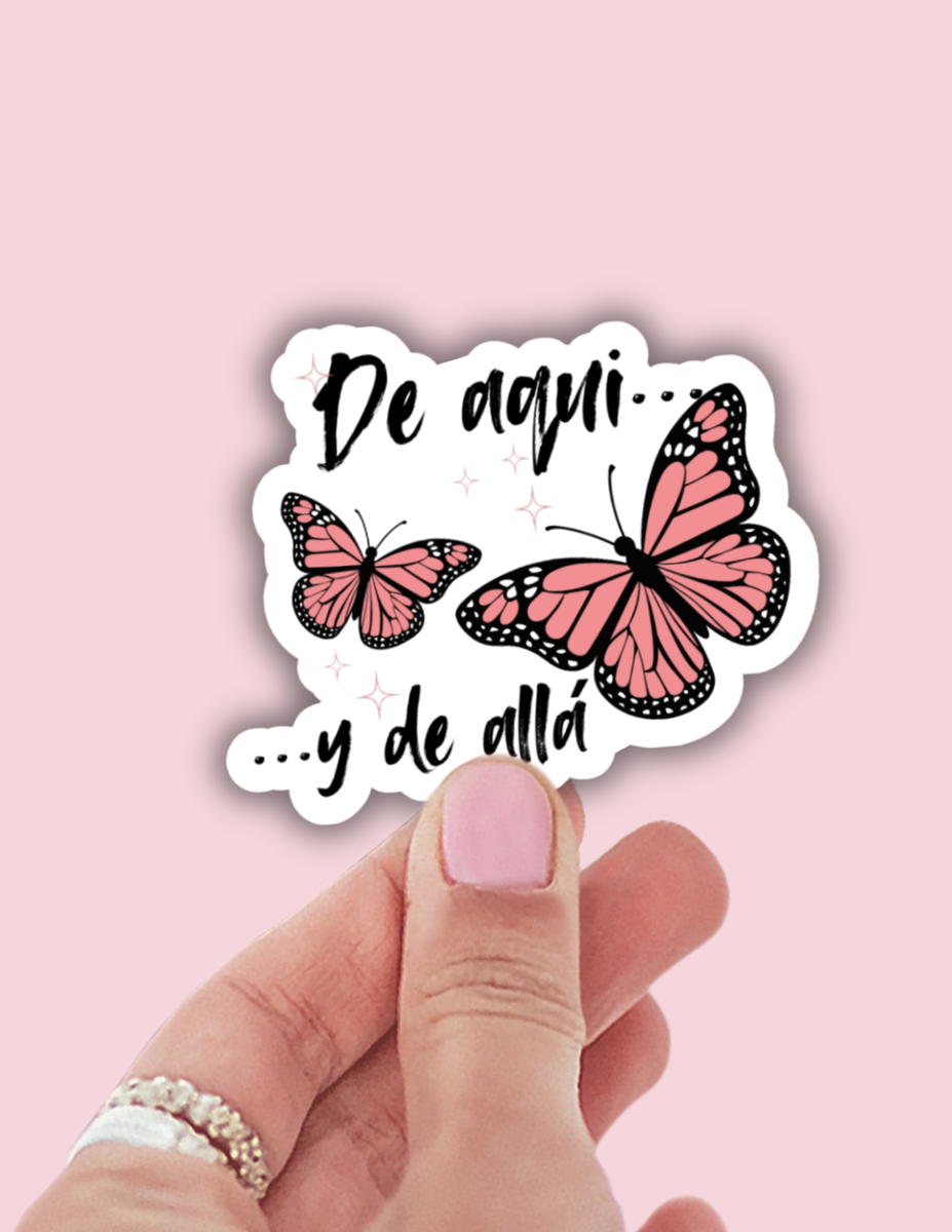 De Aqui y de alla Monarch butterfly sticker – Paraíso Plant Studio