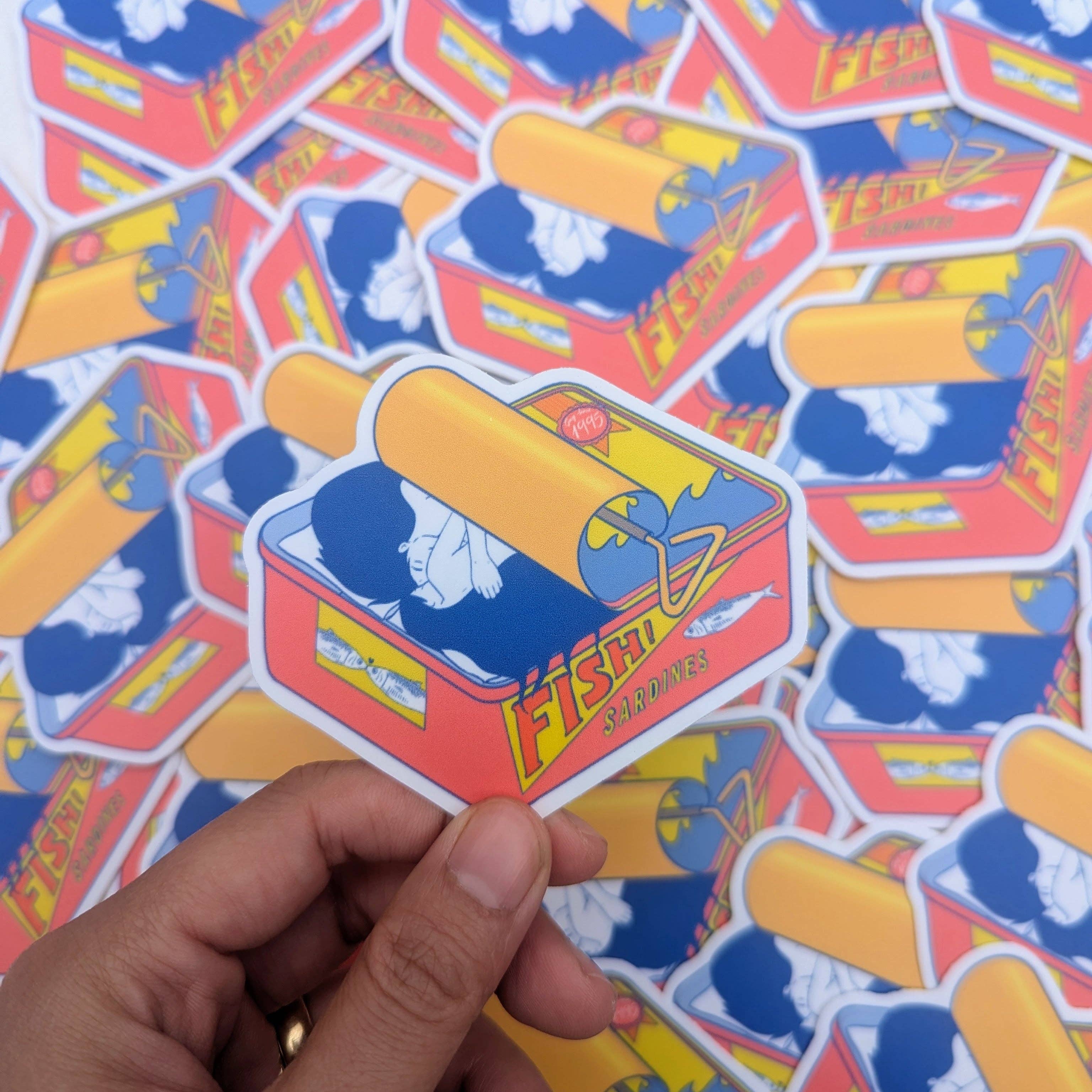 Sardine Girls Sticker Waterproof Vinyl Sticker | 3.5"x3" – Paraíso ...