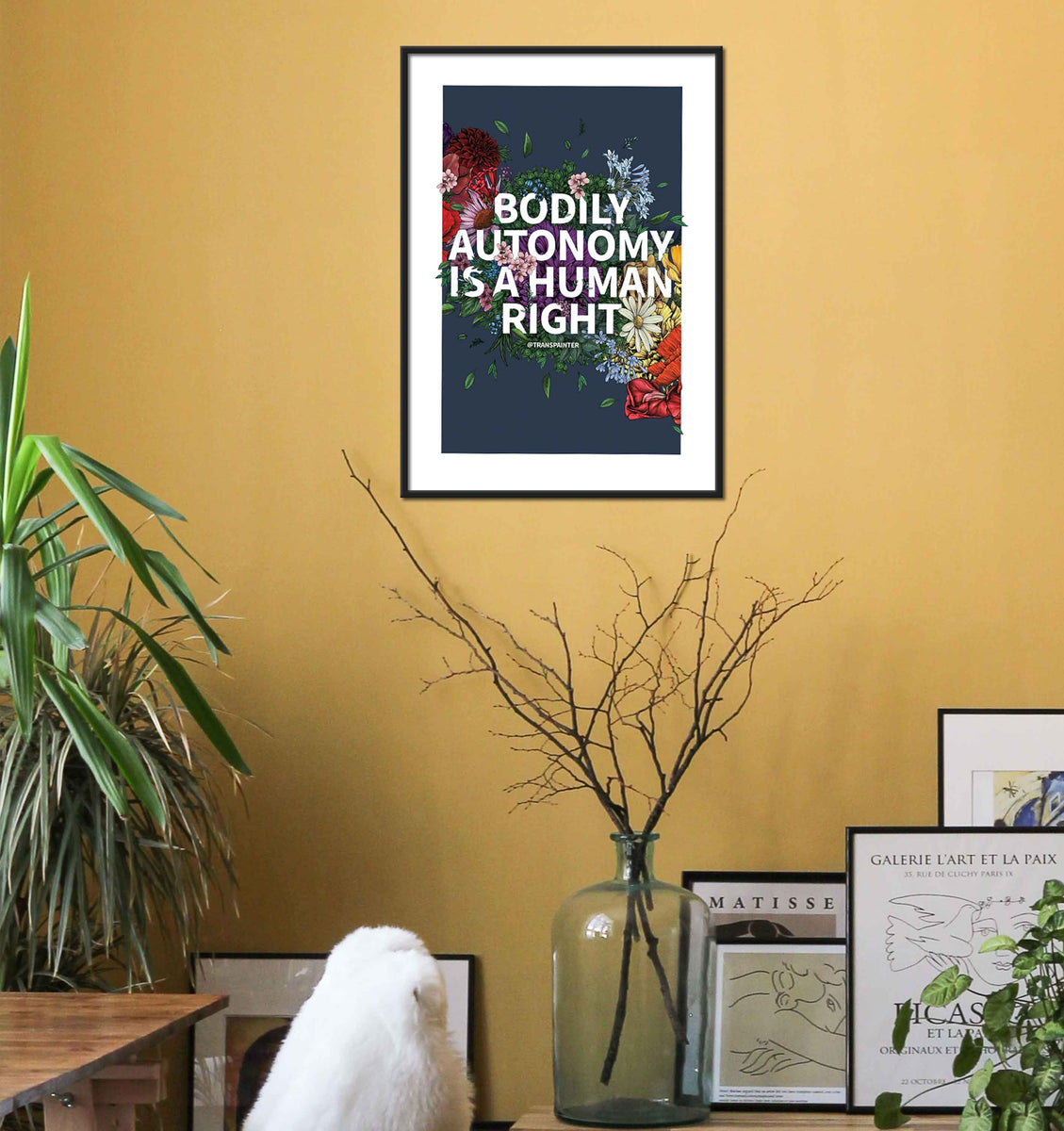 Bodily Autonomy is a Human Right Poster | Feminist Wall Art – Paraíso ...